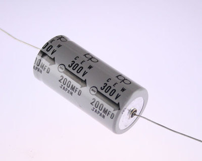 4pcs 200uF 300V Axial Leaded Aluminum Electrolytic Capacitor 200mfd ...