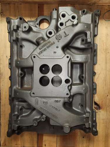Ford FE 4bbl Intake Manifold Cast Iron 1970s T 390 428 OEM F250HD F350 ...