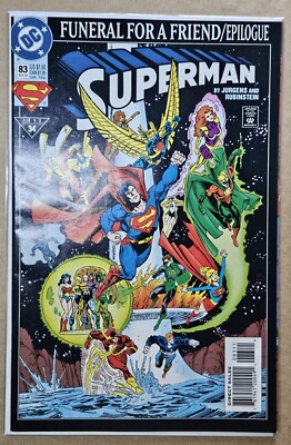 Superman #83 ~ DC Comics 1993 ~ VF- ~ COMBINE SHIPPING ~ Funeral For a ...
