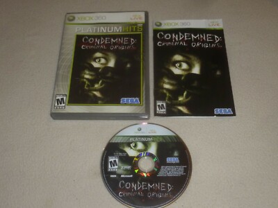 XBOX 360 VIDEO GAME CONDEMNED CRIMINAL ORIGINS COMPLETE PLATINUM HITS ...