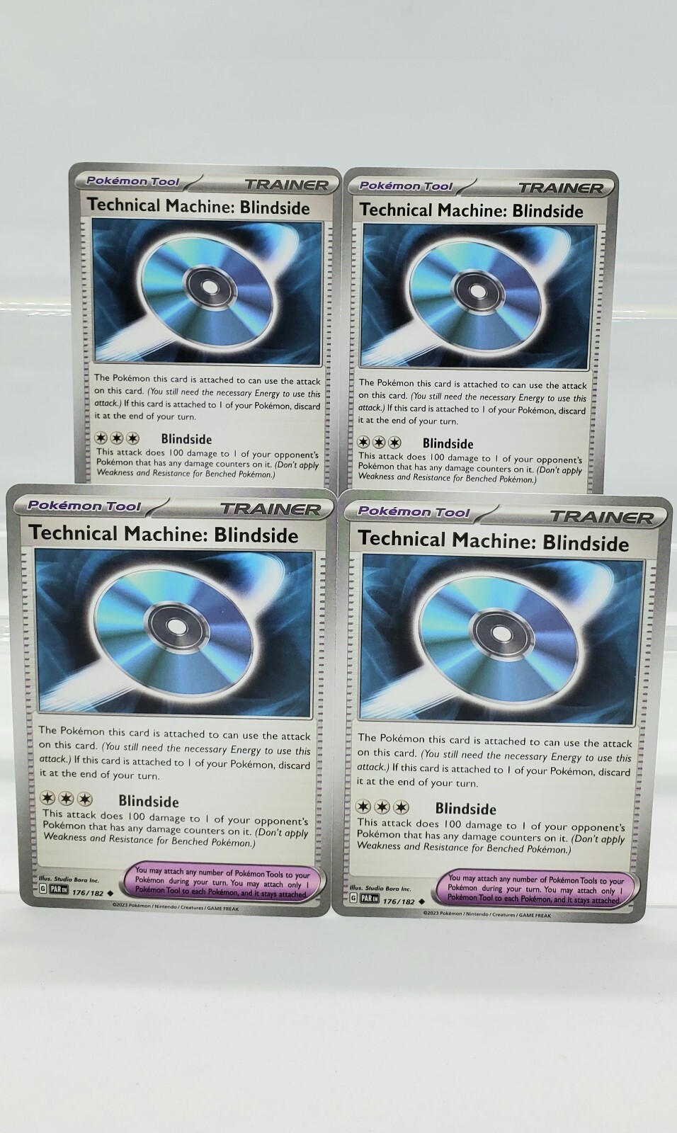 Pokemon TCG Technical Machine: Blindside 176/182 Paradox Rift 4 Cards ...