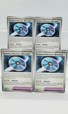Pokemon TCG Technical Machine: Blindside 176/182 Paradox Rift 4 Cards ...