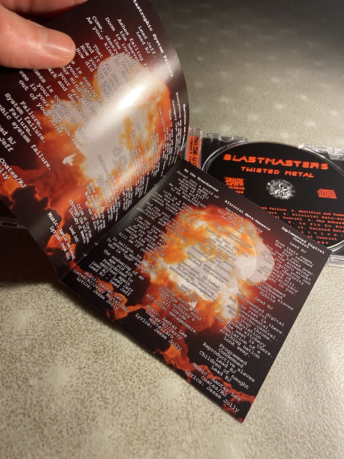 Mint Hand Signed Blastmasters Twisted Metal CD FL Death Metal Deathgasm Diabolic | eBay