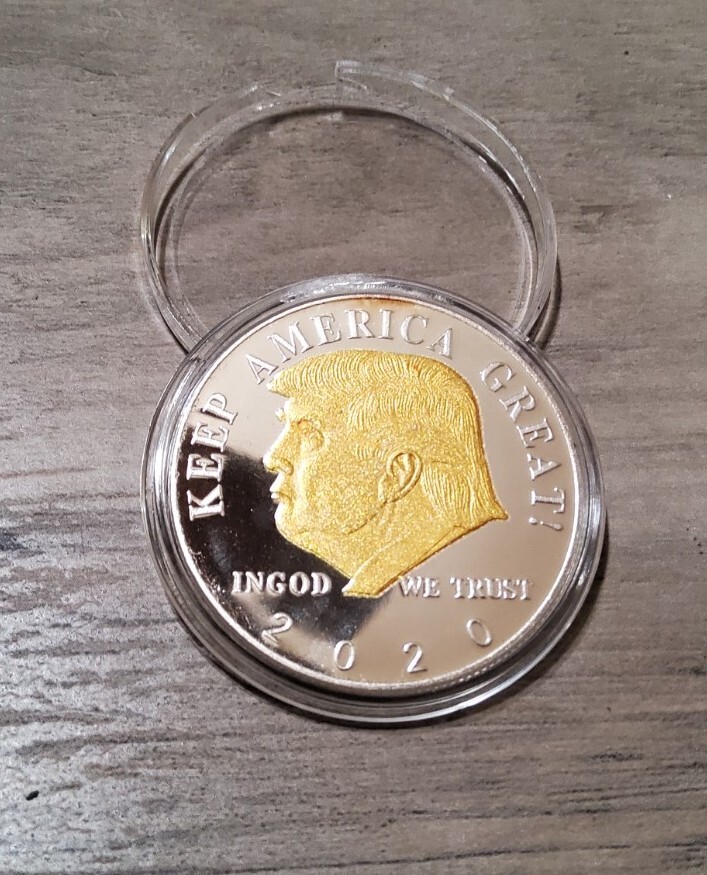 Donald Trump 2020 Challenge Presidential Coin Keep Americe Great TuTone ...
