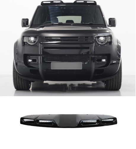 ROOF LED LIGHTS BAR KIT GLOSS BLACK FOR LAND ROVER DEFENDER L663 90 110 ...