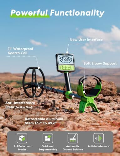 Flysocks Metal Detector for Adult - Professional Higher Precision, 5 ...