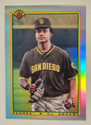 2020 Bowman CJ Abrams 1990 Retro Prospect RC #90B-CA Padres Nationals ...