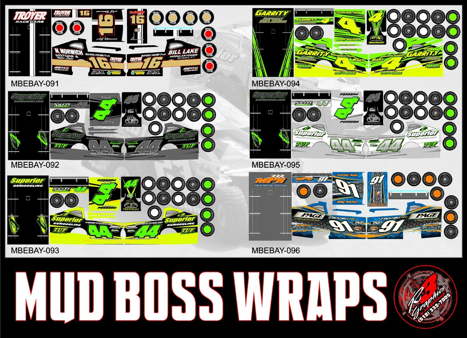 MudBoss Wrap Installed On A 2023 Salvas Body traxxas slash PICK YOUR ...