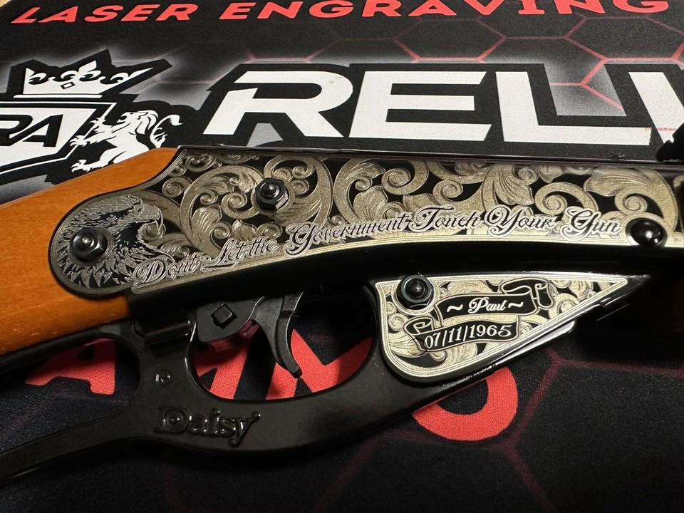 Personalized Daisy 1938 Red Ryder BB Air Rifle- Laser Engraved W Custom ...