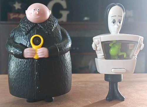 Burger King Toys THE ADAMS FAMILY Light Up Wednesday Adams Uncle Fester ...