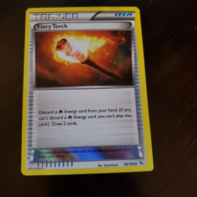 Fiery Torch XY Flashfire Alternate Holo Promo Exclusive Pokemon Card ...