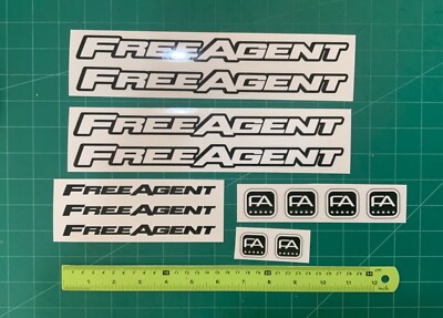 FreeAgent bmx sticker decals | eBay