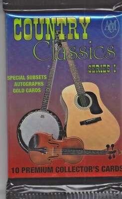 Vintage Country Classics Trading Cards 9 Sealed Packs | eBay