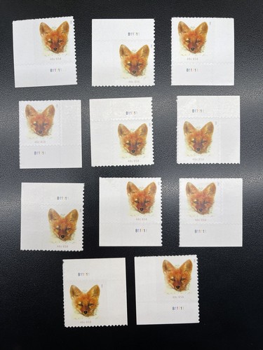 1-US Stamp. Scott # 5742 Plate Single B11111. MNH. Red Fox. Quantity ...