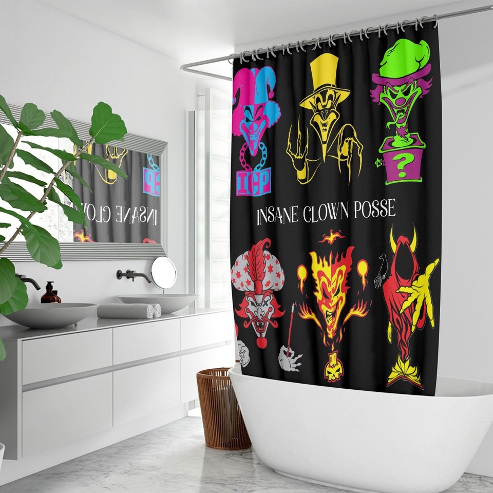 ICP Joker Cards Custom shower curtain dad gift Juggalo Family shower ...