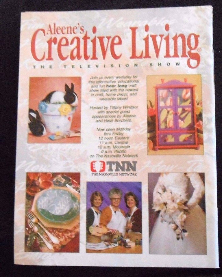 Aleene's CREATIVE LIVING The Magazine September 1998 Vibrant Accents ...