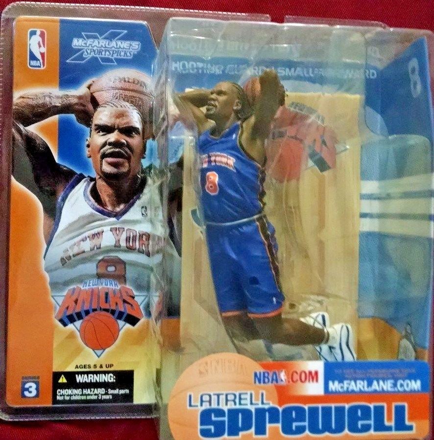 2002-03 McFarlane Basketball Series 1-4 #271 Latrell Sprewell Blue ...