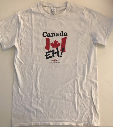 Canada Eh! T-Shirt Victoria British Columbia Sz Small Tourist Souvenir ...
