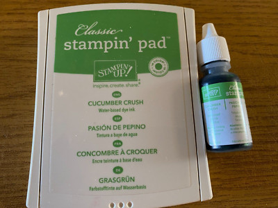 Stampin’ Up! Cucumber Crush Classic Stamp Pad & Re Inker | eBay