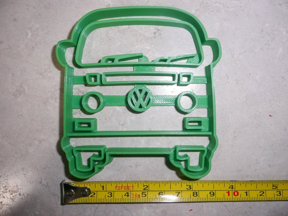 VINTAGE 1970S GROOVY BUS HIPPY VAN FRONT END VIEW COOKIE CUTTER USA ...