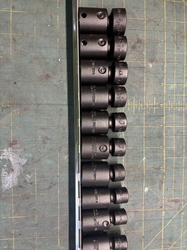 MAC 3/8" DRIVE 6 PT METRIC 10 PIECE SWIVEL IMPACT SET 10mm - 19mm | eBay