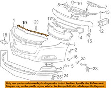 Chevrolet GM OEM Aveo5 Front Bumper Grille Grill-access Cover Left ...