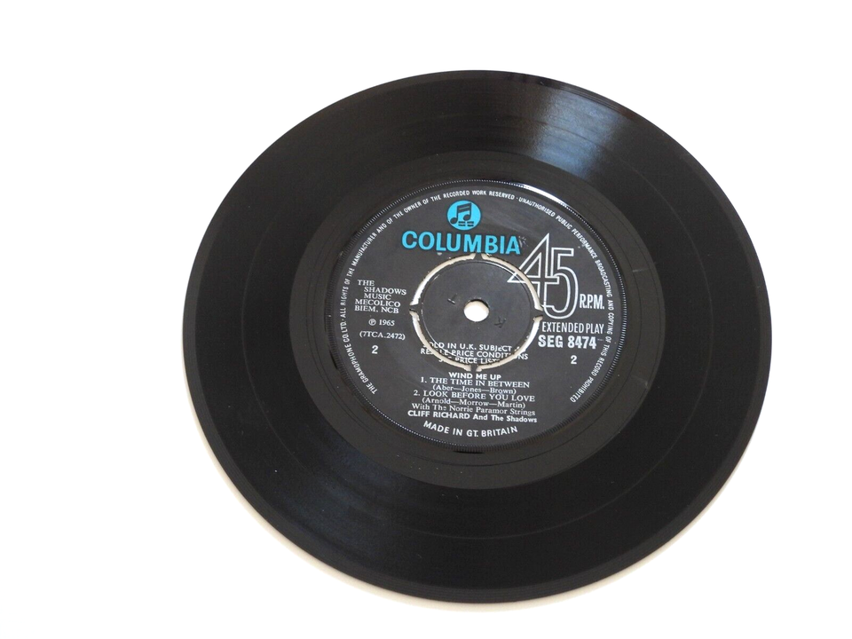 Cliff Richard - Wind Me Up .. - SEG 8474 - 7” Vinyl EP - 1965 | eBay UK
