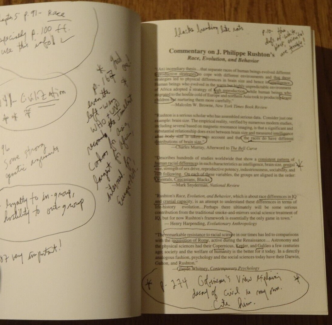 Race, Evolution and Behavior : A Life History Perspective by J. P ...