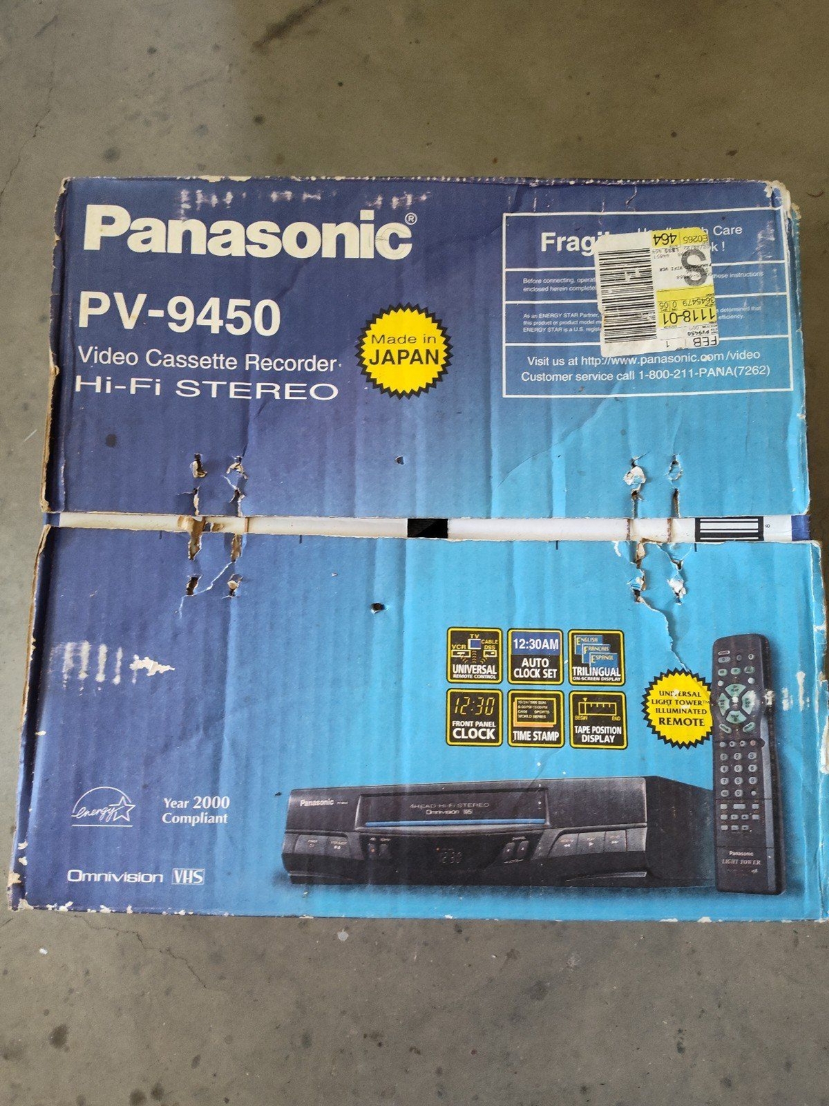 Panasonic PV-9450 VHS VCR for sale online | eBay