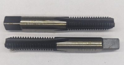 2 Detroit 3/8"-16 NC Hand Plug Taps for CAST IRON GH2 3 FL HSS Ground ...