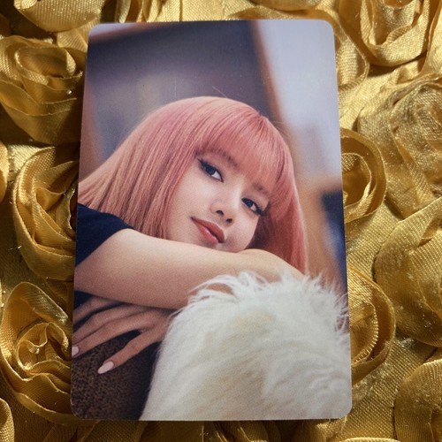 Lisa BLACKPINK BPTG PLAID Edition Celeb KPOP Girl Photo Card Pink Chill ...