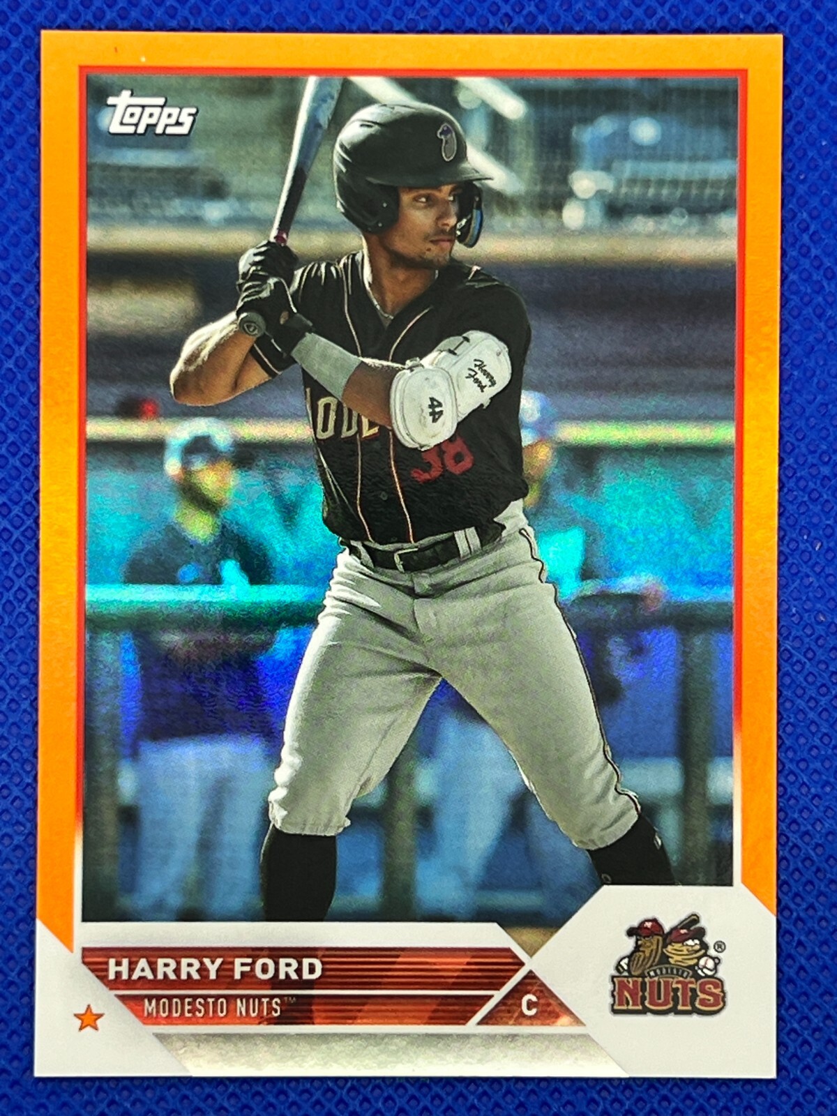 2023 Topps Pro Debut Orange Foil Harry Ford /25 Modesto Nuts Mariners ...