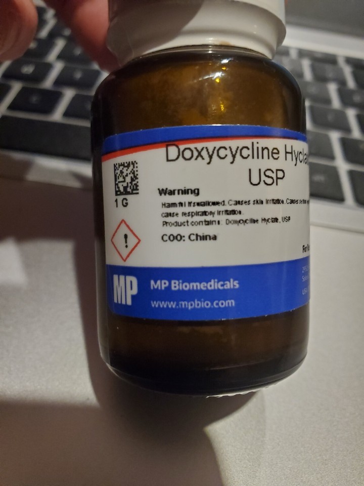 Doxycycline Hyclate, USP Powder 1G. , MP Biomedicals 198955, Free ...