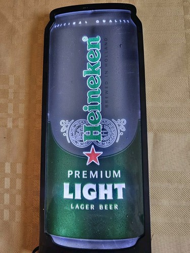 Heineken Premium Light Beer Can LED 12" sign | eBay