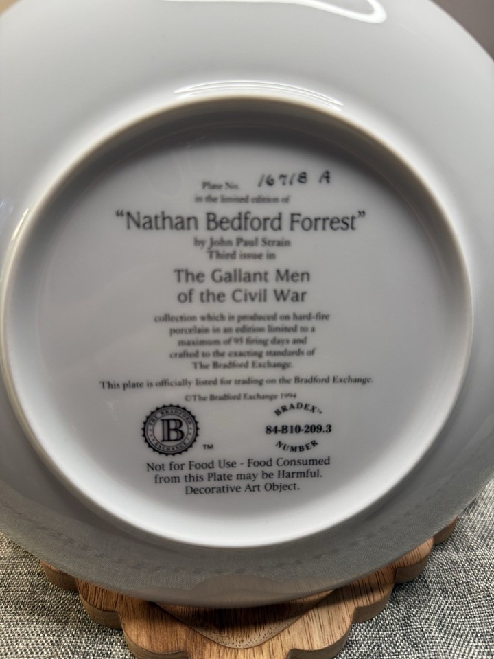 "Nathan Bedford Forrest" The Gallant Men Of The Civil War Collector ...