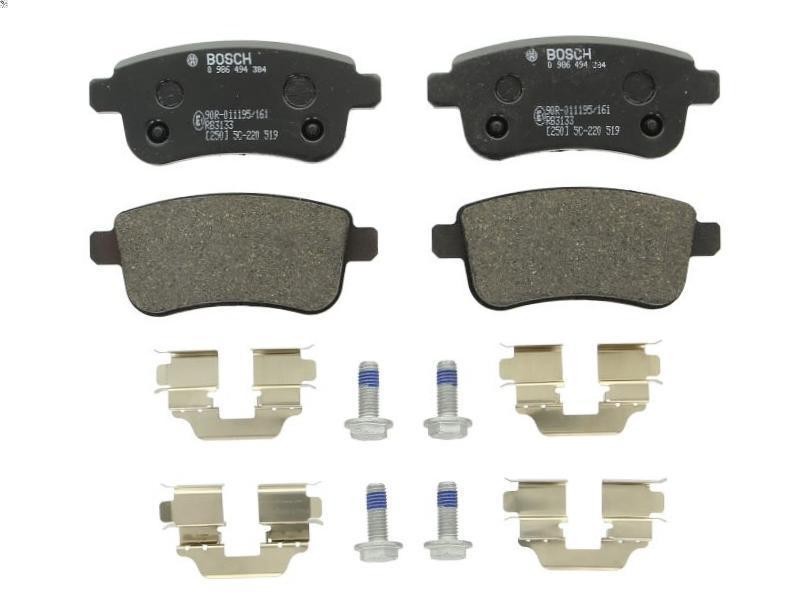 Kit de plaquettes de frein, frein à disque BOSCH pour SCENIC III 2 2008 ...