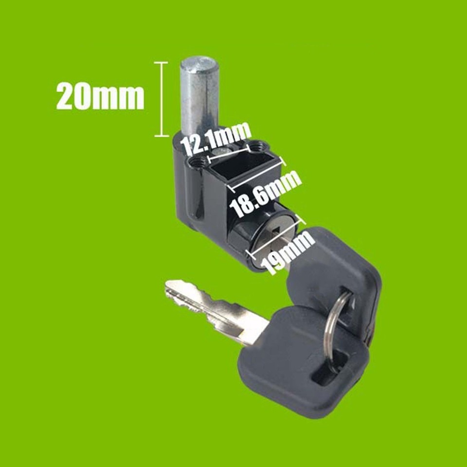 Bike Battery Lock For Ebike Battery Security Power Lock & Key Battery ...