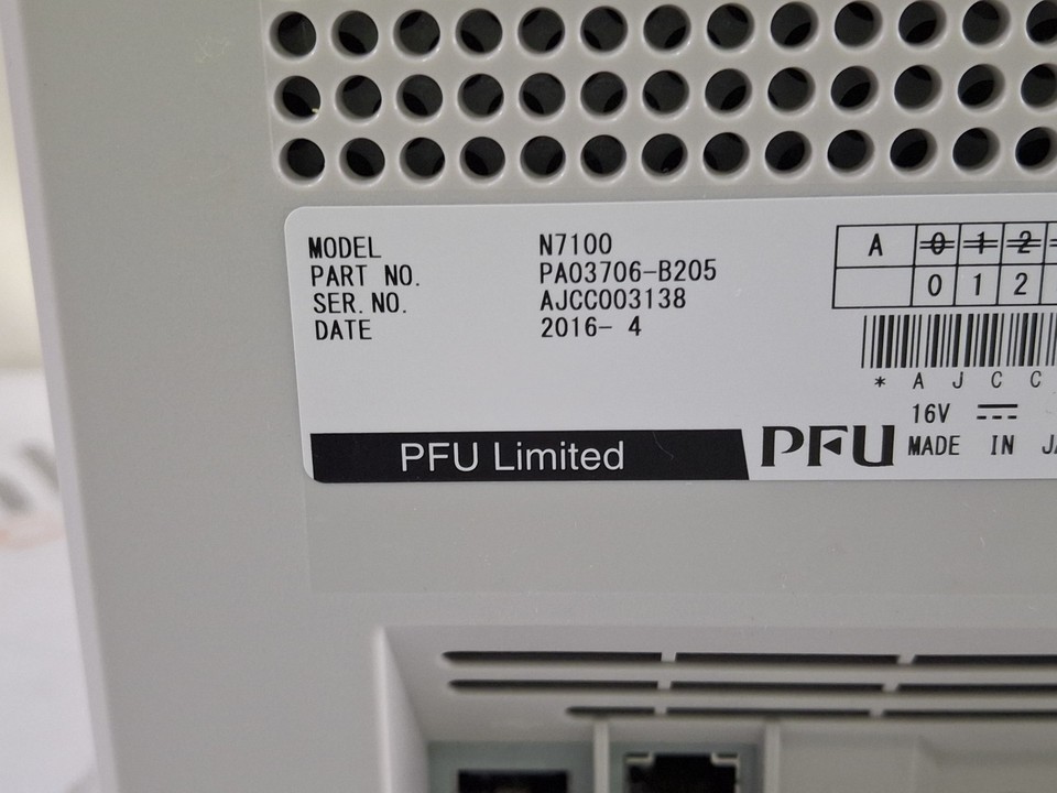 Fujitsu N7100 Network Scanner | eBay