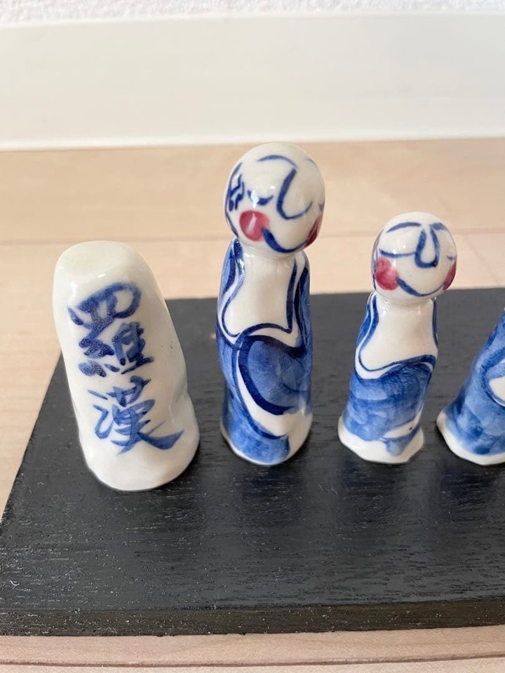 Kiyomizu Ware Arhat Figurine Ceramic Japan 4.5 inches Used No Box | eBay