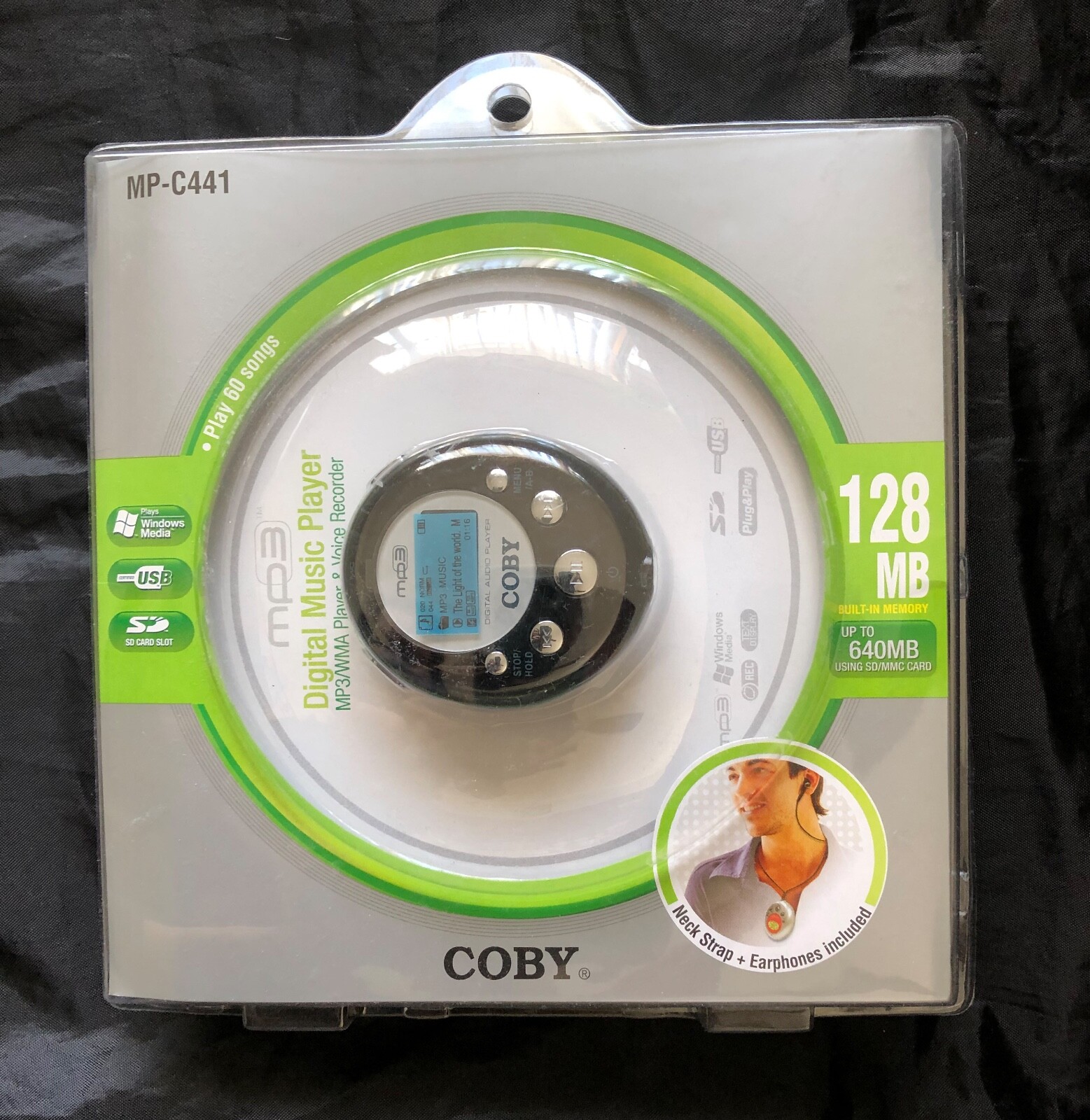 NIB Coby MP3 Digital Music Player, MP3/WMA Player & Voice Recorder. | eBay