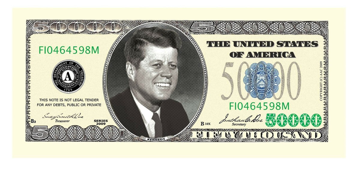 Tegneserie 50 Dollarseddel
