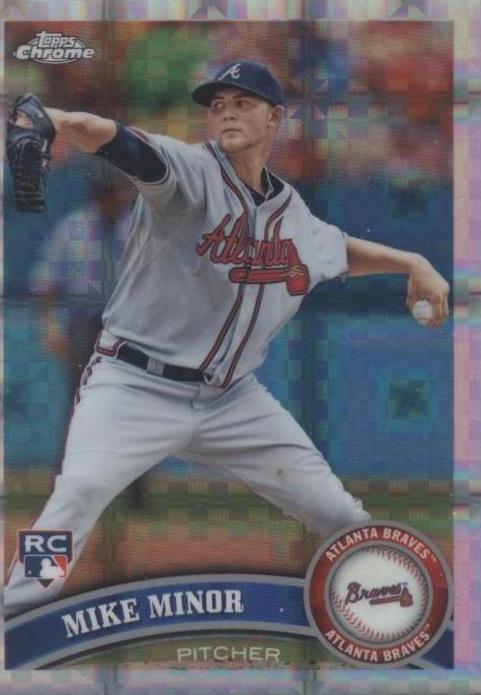 2011 Topps Chrome - Mike Minor #217 X-Fractor for sale online | eBay