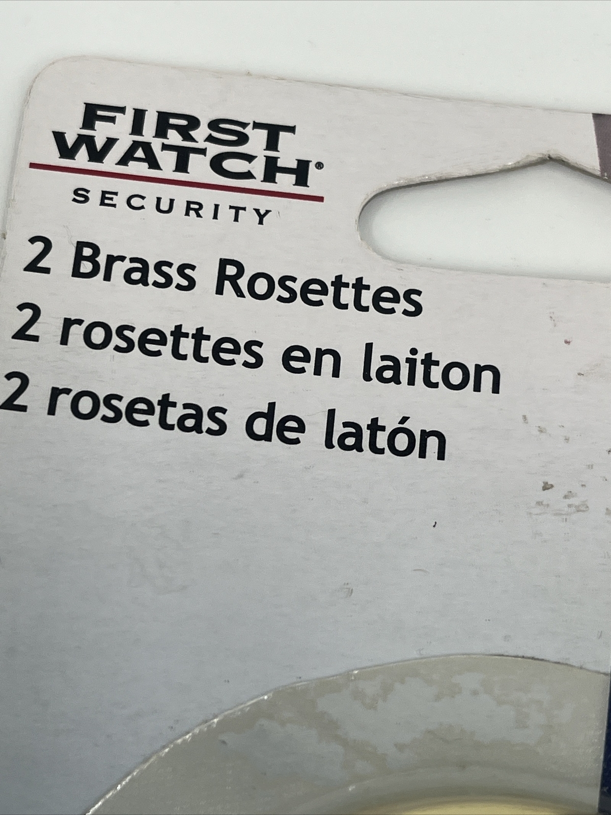 First Watch Door Knob Roses Pair (2) Brass Rosettes 2.5" 1136 | eBay