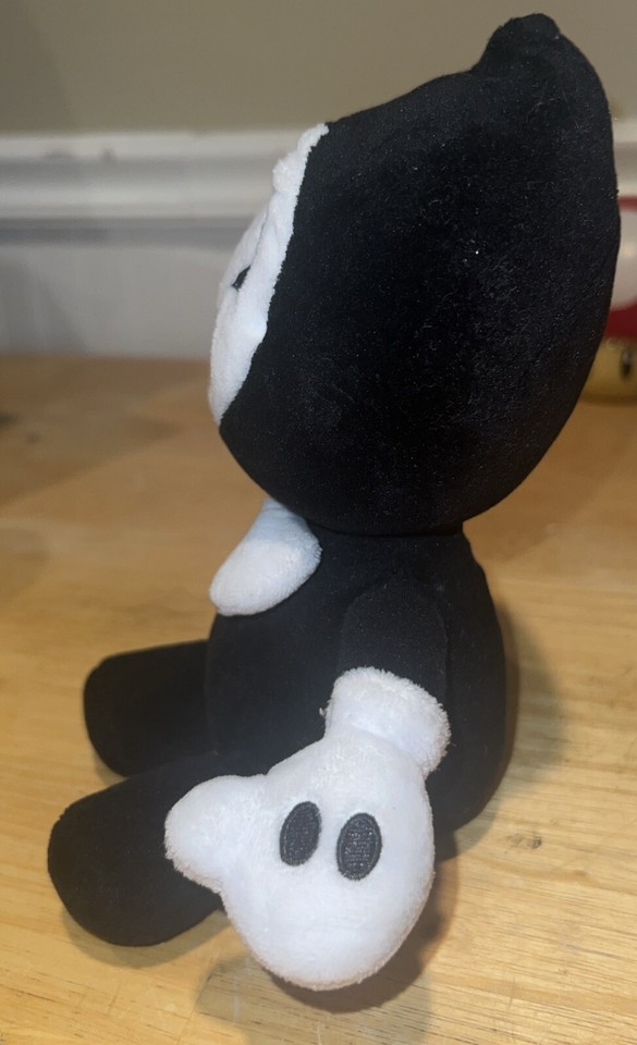 BENDY 2017 Plush 9” Black & White Bendy and the Ink Machine Stuffed Toy ...