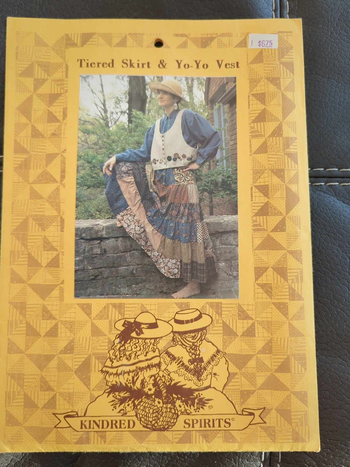 Tiered Skirt and Yo Yo V Kindred Spirits Pattern Alice Strebel/Sally ...