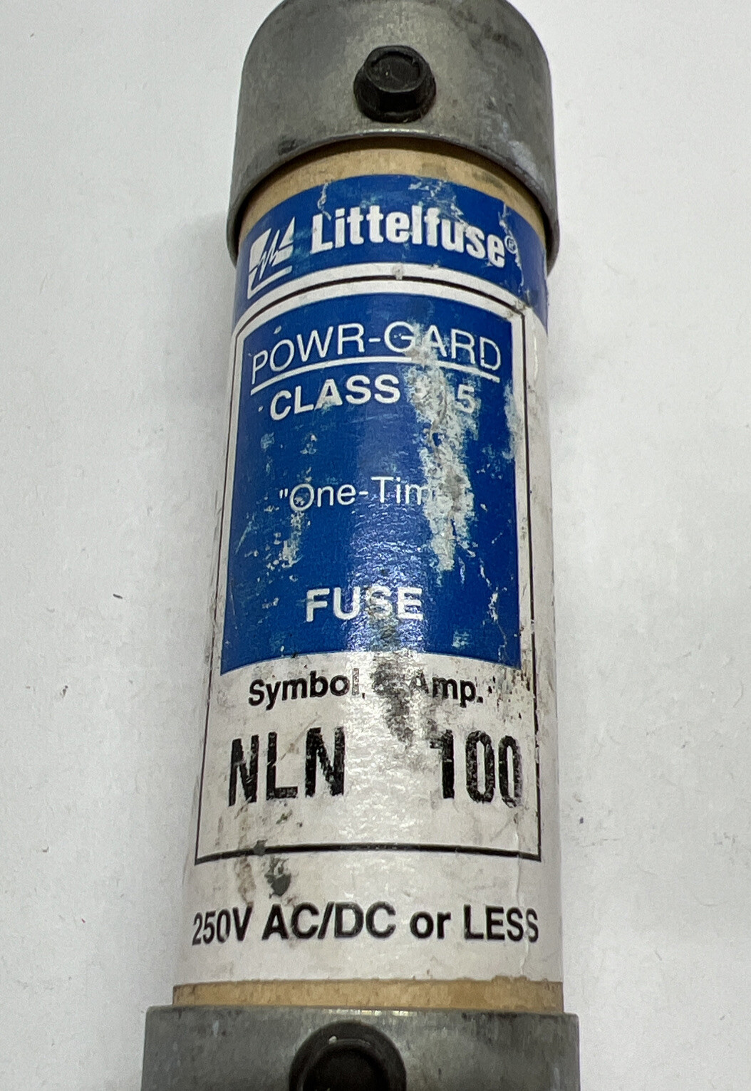 Littlefuse NLN 100 Powr-Gard One Time Fuse Class K5 100A 250V | eBay