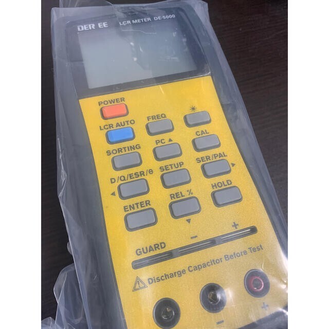 DE-5000 High Accuracy Handheld LCR Meter (auto L.C.R. Check) /DER EE ...