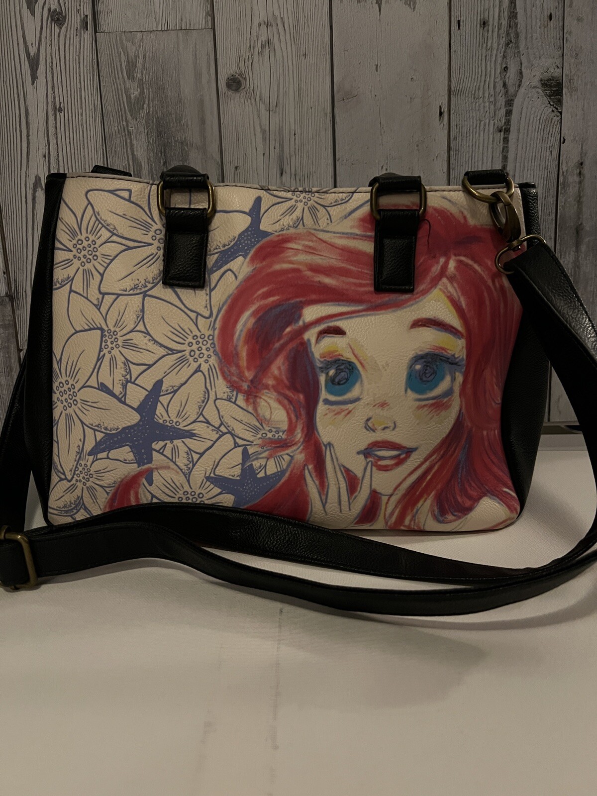 Loungefly Little Mermaid Ariel Purse/Handbag Watercol… - Gem