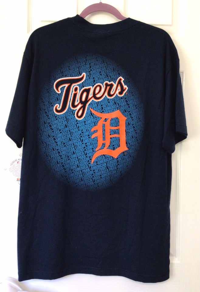 Vtg Men’s T- Shirt Detroit Tigers Baseball GENUINE MBL Merchandise Size ...