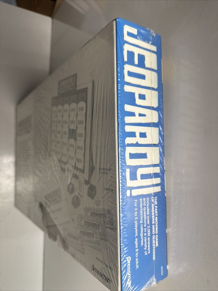 Jeopardy! Board Game Vintage 1986 Pressman Original TV Show New Factory ...